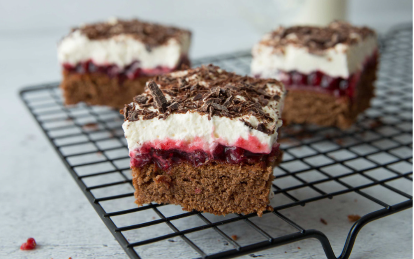 Preiselbeerschnitte - Backen mit Christina