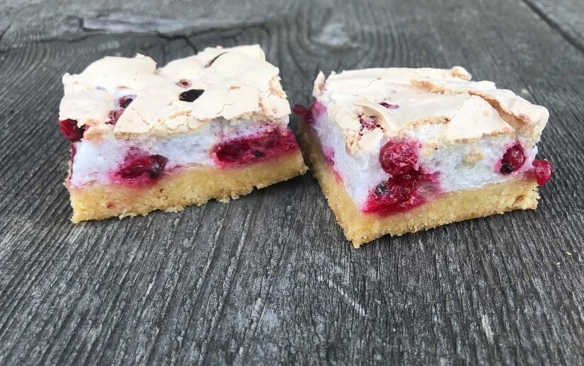 Ribiselschaumkuchen mit Mürbteig - Backen mit Christina