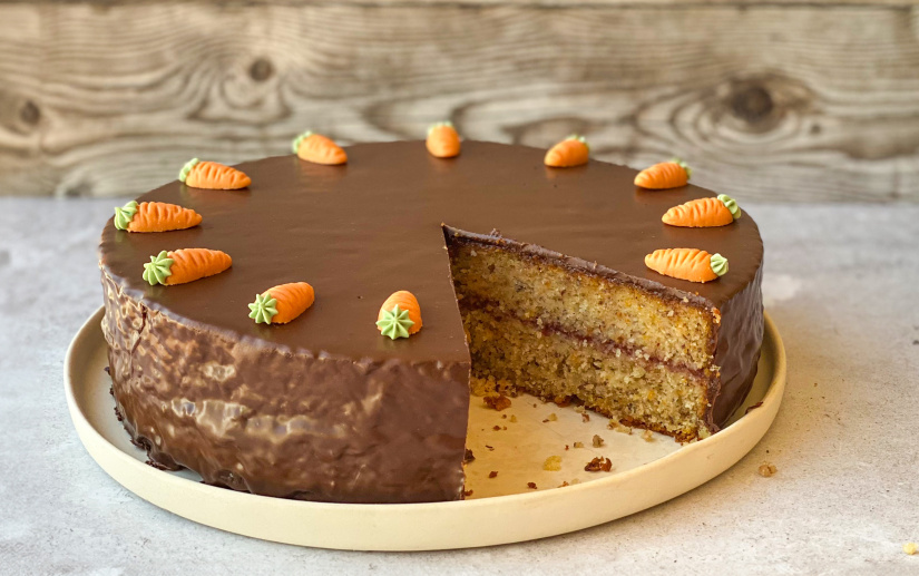 Schoko Karottentorte - Backen mit Christina