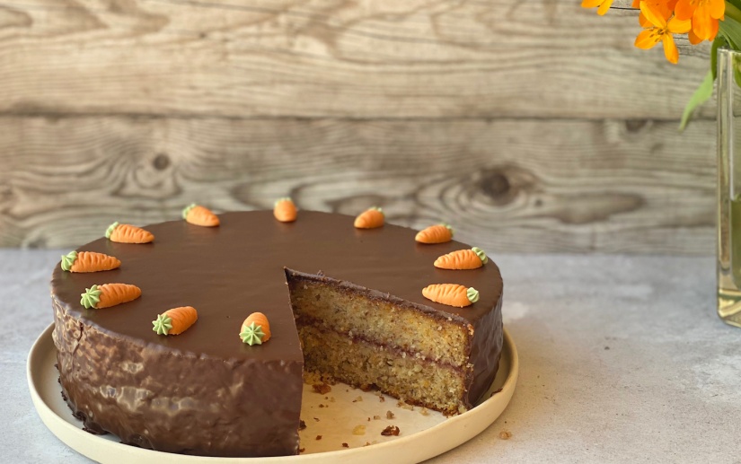 Schoko Karottentorte - Backen mit Christina