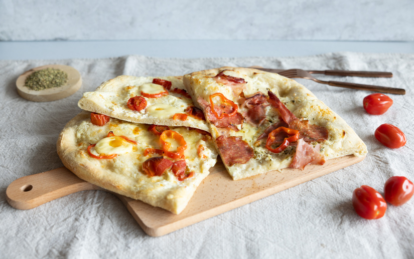 Weiße Pizza - Backen mit Christina