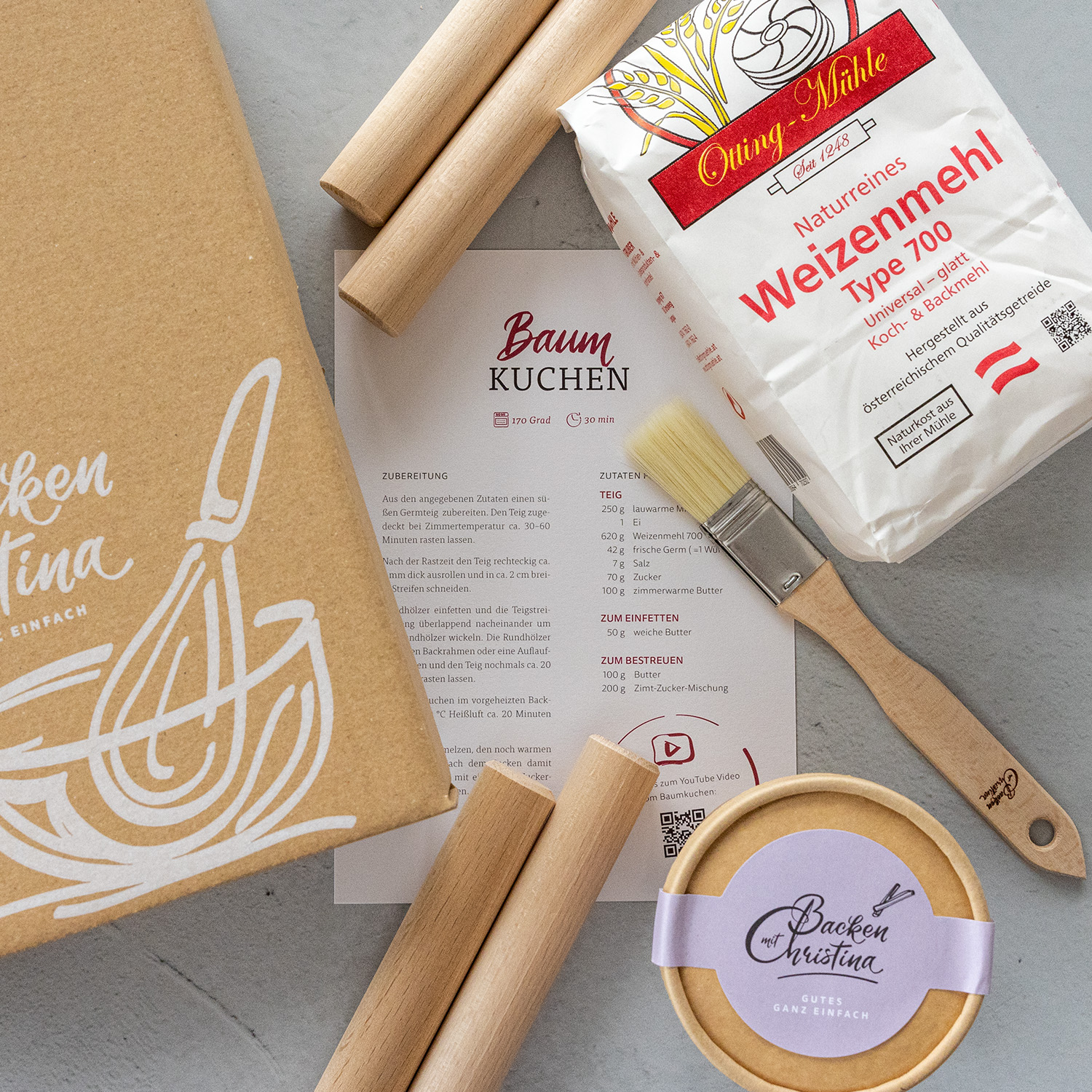 Baumkuchen - Backen mit Christina