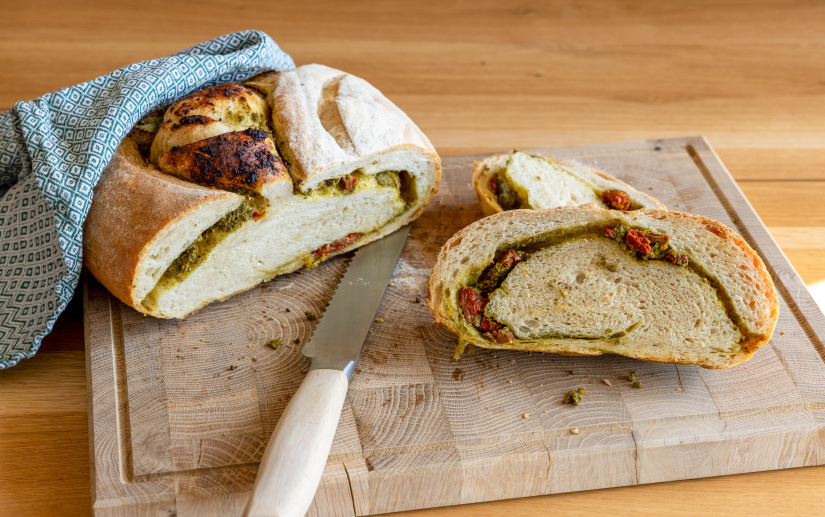 Pestobrot - Backen mit Christina
